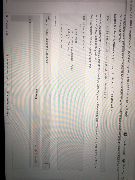 Solved Rary Cse 1010 Introduction To Computing For 