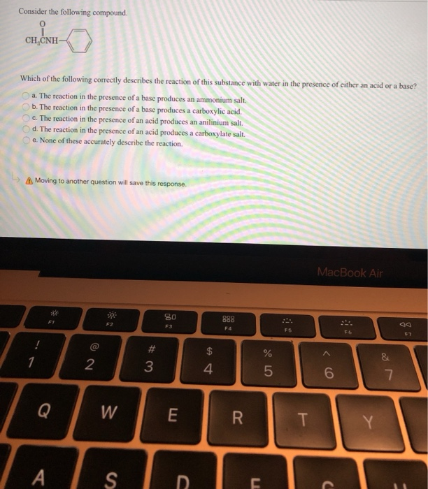 Solved Consider the following compound. 0 CH CNH- Which of | Chegg.com