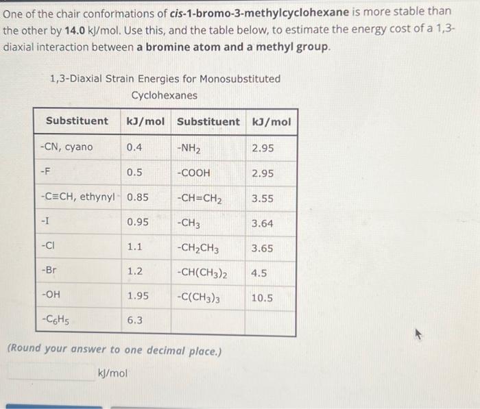 Solved One of the chair conformations of | Chegg.com