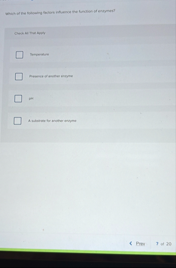 Solved Which of the following factors influence the function | Chegg.com