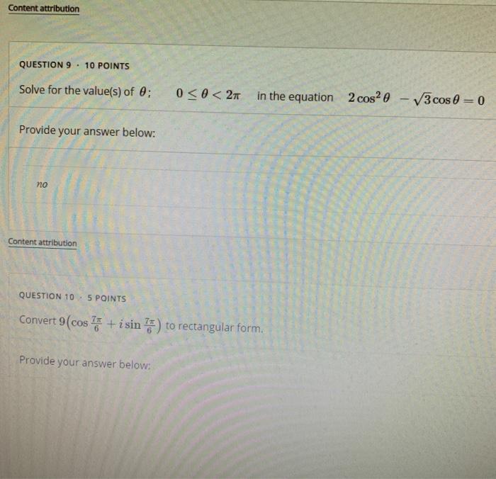 Solved Content attribution QUESTION 9 - 10 POINTS Solve for | Chegg.com Solved Content attribution QUESTION 9 - 10 POINTS Solve for | Chegg.com