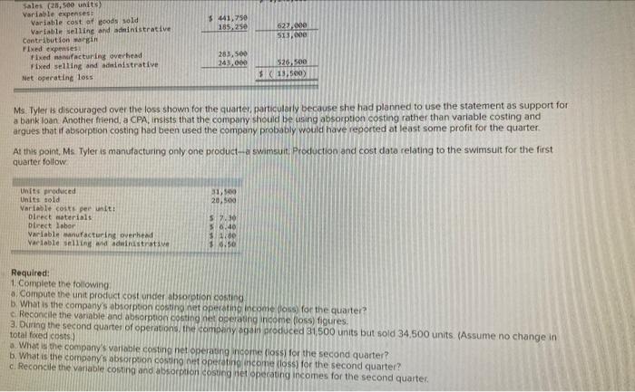 Solved Exercise 6-11 (Algo) Segmented Income Statement | Chegg.com