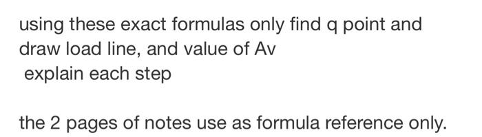 Solved use figure 20.40 for problem. draw load line & | Chegg.com
