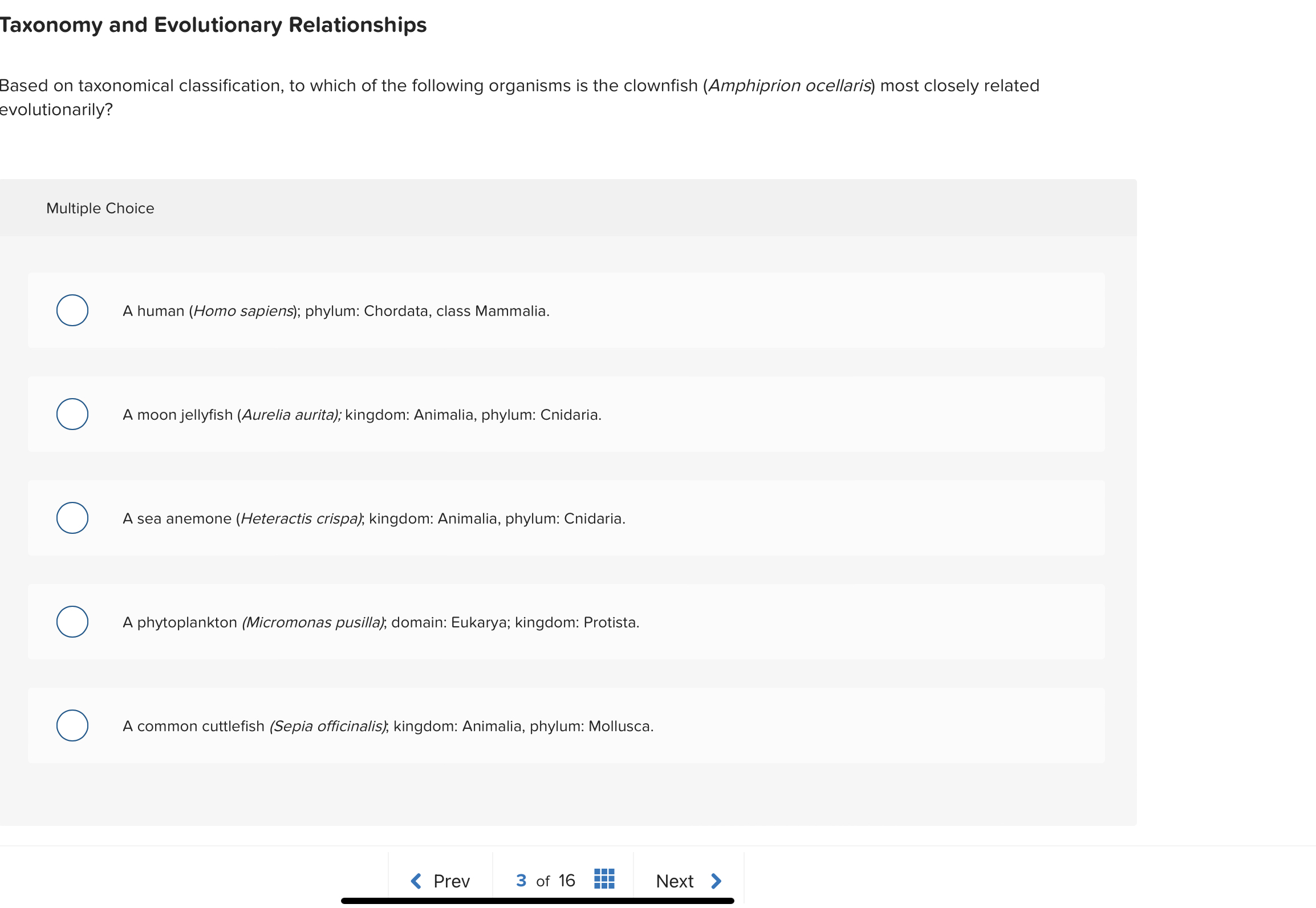 Solved Taxonomy and Evolutionary RelationshipsBased on | Chegg.com