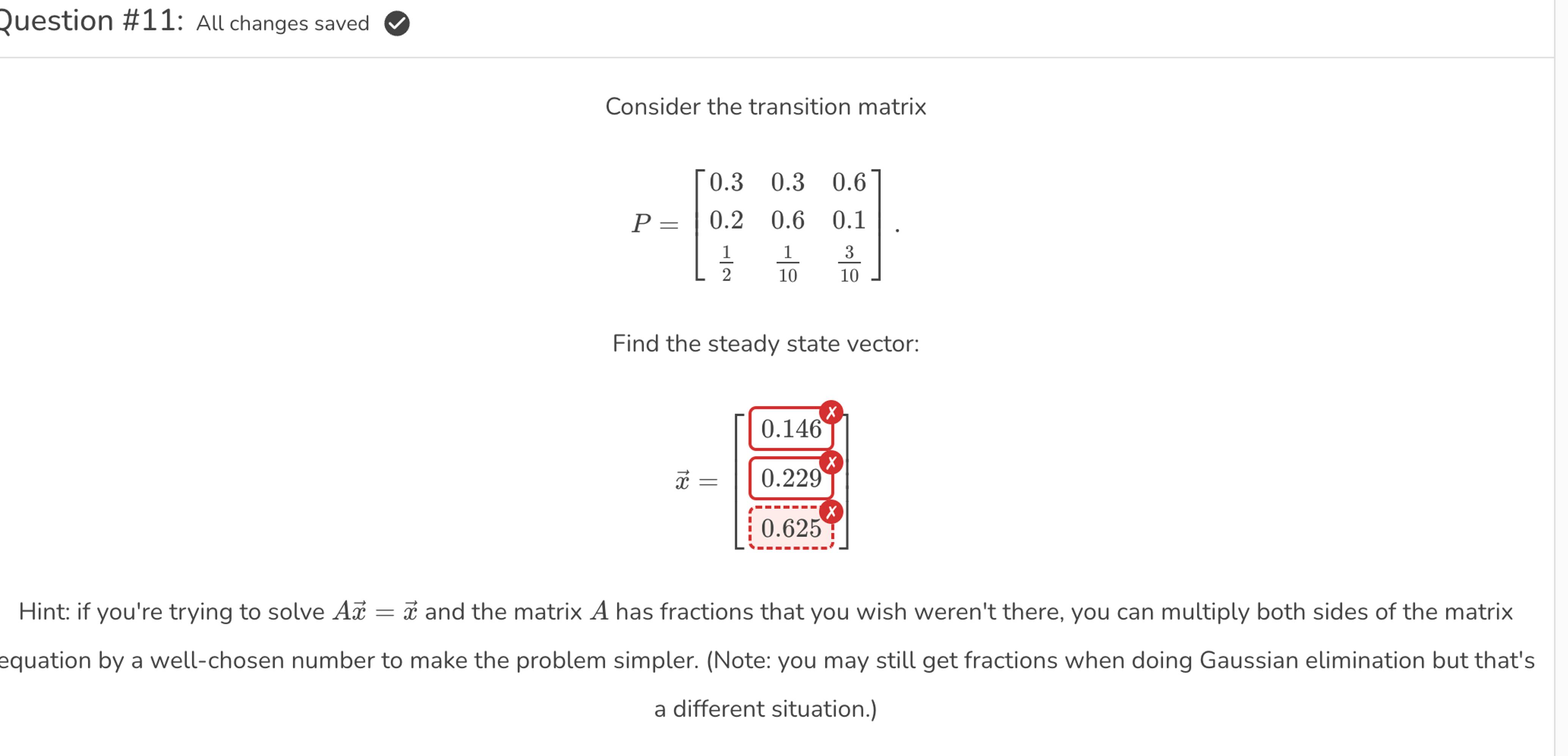 Solved Consider the transition | Chegg.com