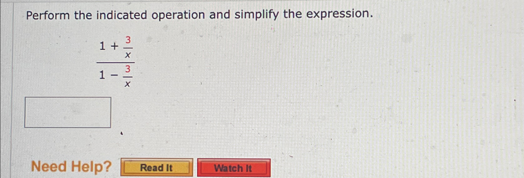 Solved Perform the indicated operation and simplify the | Chegg.com