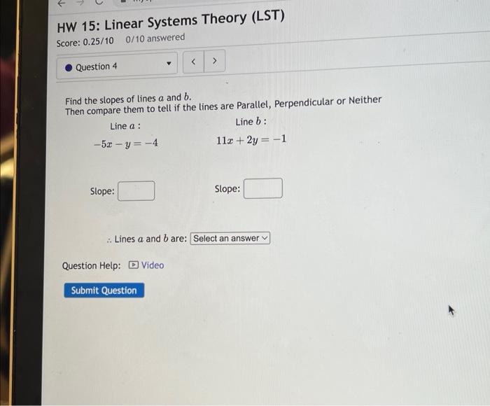 Solved HW 15: Linear Systems Theory (LST) Score: 0.25/10 | Chegg.com