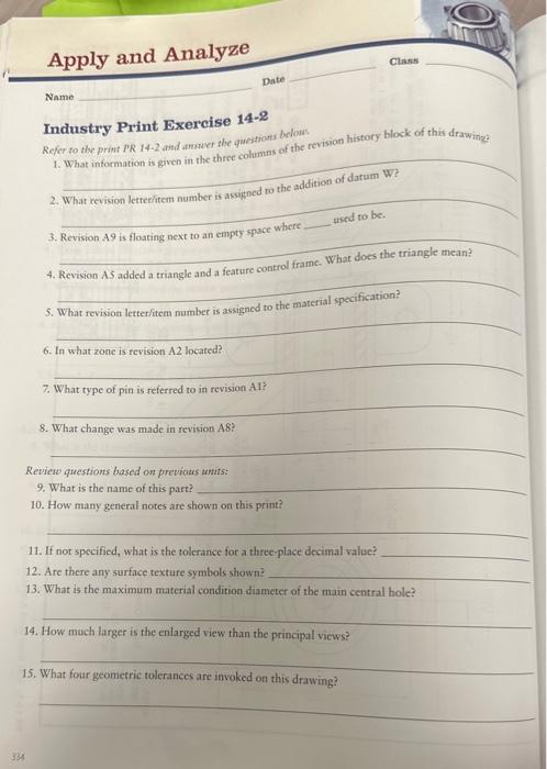 Solved Industry Print Exercise 14-2 Refer to the Print PR | Chegg.com