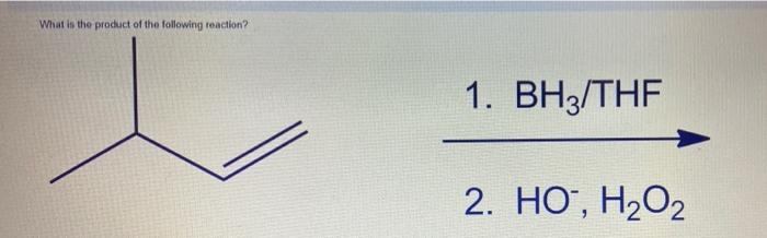 Solved What is the product of the following reaction? 1. | Chegg.com
