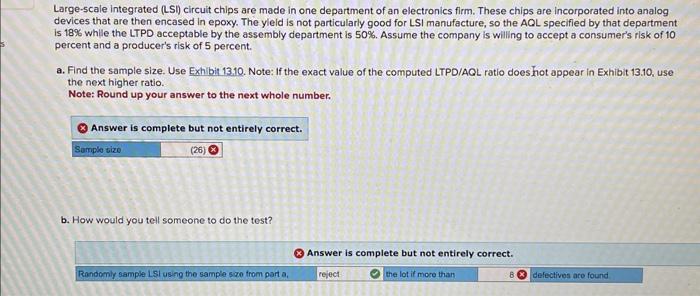 Solved Large-scale integrated (LSI) circuit chips are made | Chegg.com