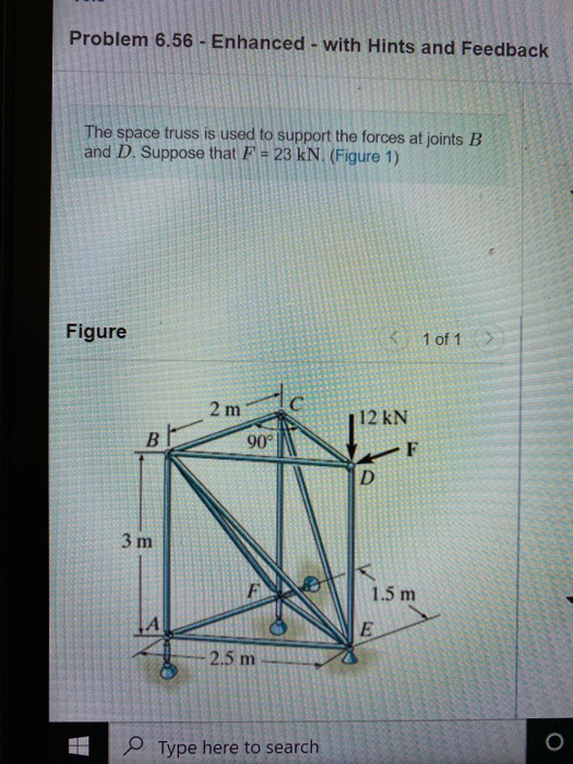 Solved Problem 6.56 - Enhanced - with Hints and Feedback The | Chegg.com