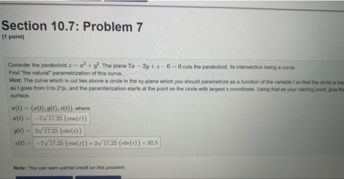 Solved Consider The Paraboloid Z X2 Y2 The Plane