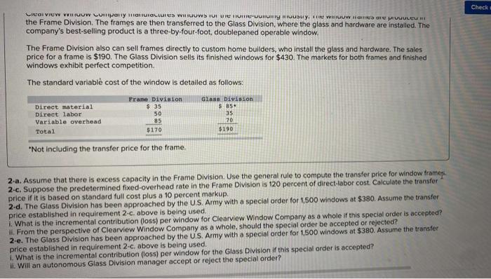 Solved the Frame Division. The frames are then transferred | Chegg.com