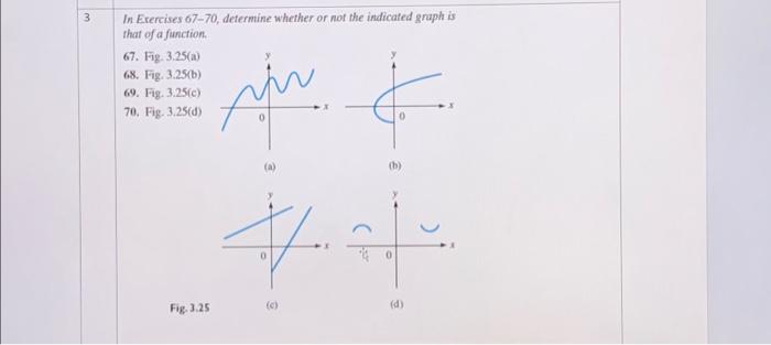 Solved 3 In Exercises 67-70, determine whether or not the | Chegg.com