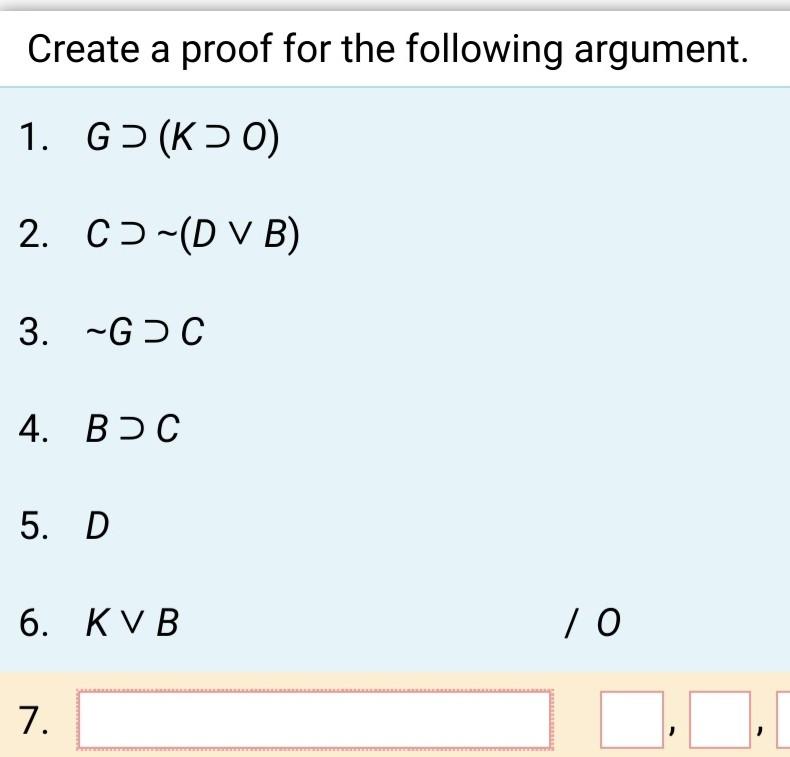 Solved FORMAL LOGIC Create a proof for the following | Chegg.com