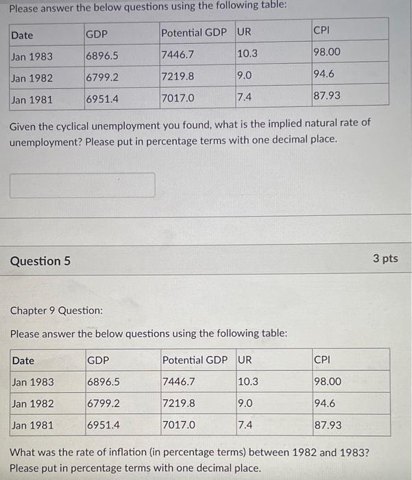 Please answer the below questions using the following | Chegg.com