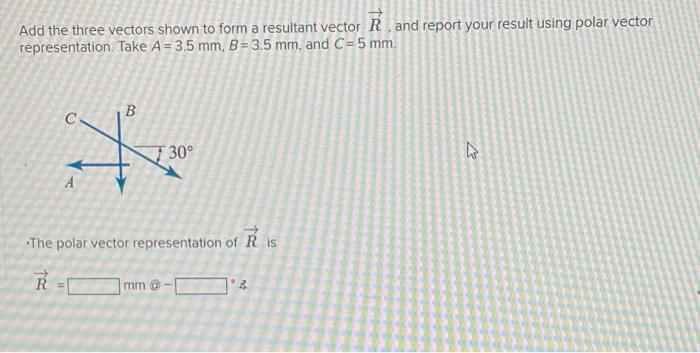 Solved Add the three vectors shown to form a resultant | Chegg.com