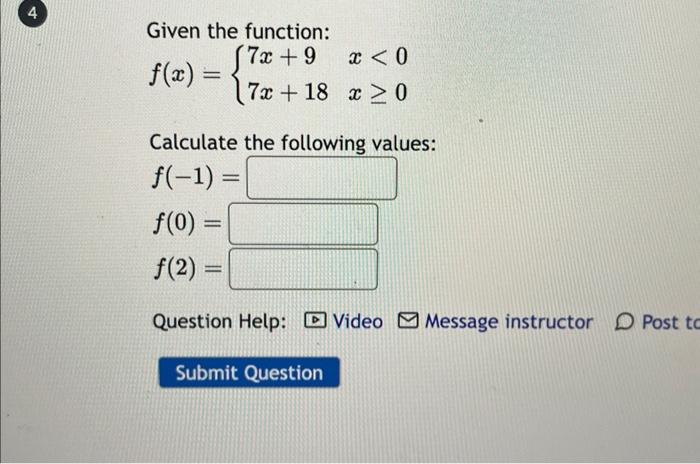 Solved Give the domain of each of the following functions in | Chegg.com