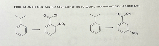 Solved Propose an efficient synthesis for each of the | Chegg.com
