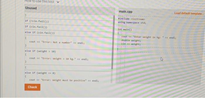 Solved Unused Main Cpp Load Defautt Template If Icin Fail