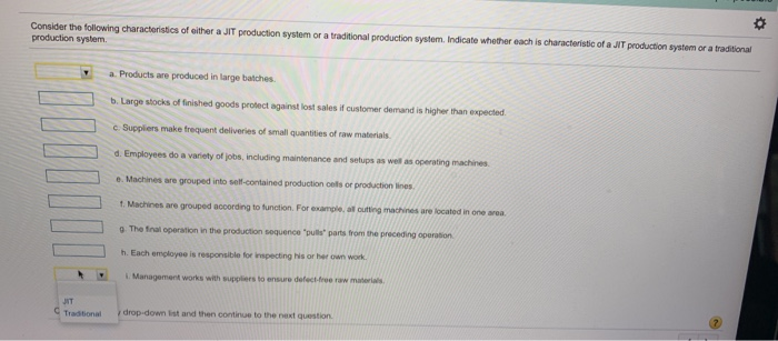 Solved Consider the following characteristics of either a | Chegg.com