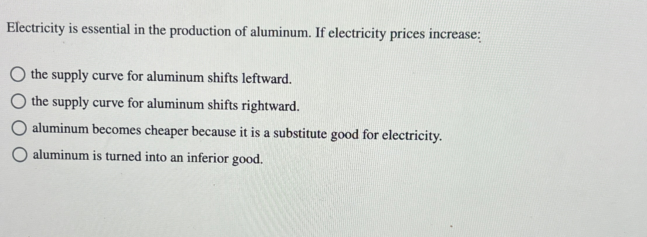 Solved Electricity is essential in the production of | Chegg.com
