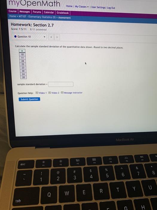 Solved myOpenMath Home My Classes User Settings Log Out | Chegg.com