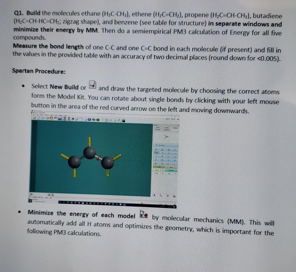 Solved E) The shortening of a carbon-carbon single bond | Chegg.com