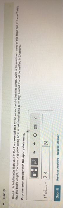 In researching the forces that act on flying birds, | Chegg.com