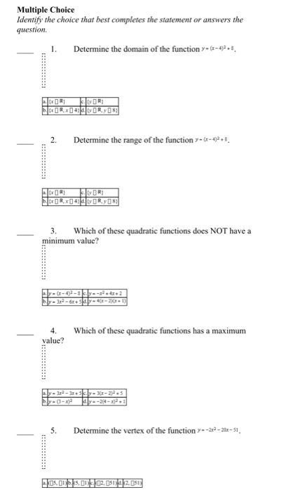 Solved Multiple Choice Identify the choice that best | Chegg.com