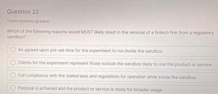Solved 1 point possible (graded) Which of the following ways | Chegg.com
