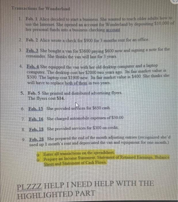 Solved please Help I WILL UPVOTE , I NEED THE HIGHLIGHTED | Chegg.com