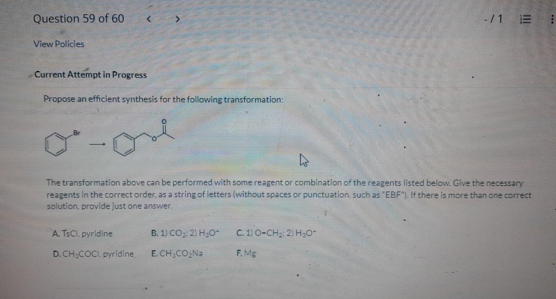 Solved Current Attempt in Progress Propose an efficient | Chegg.com