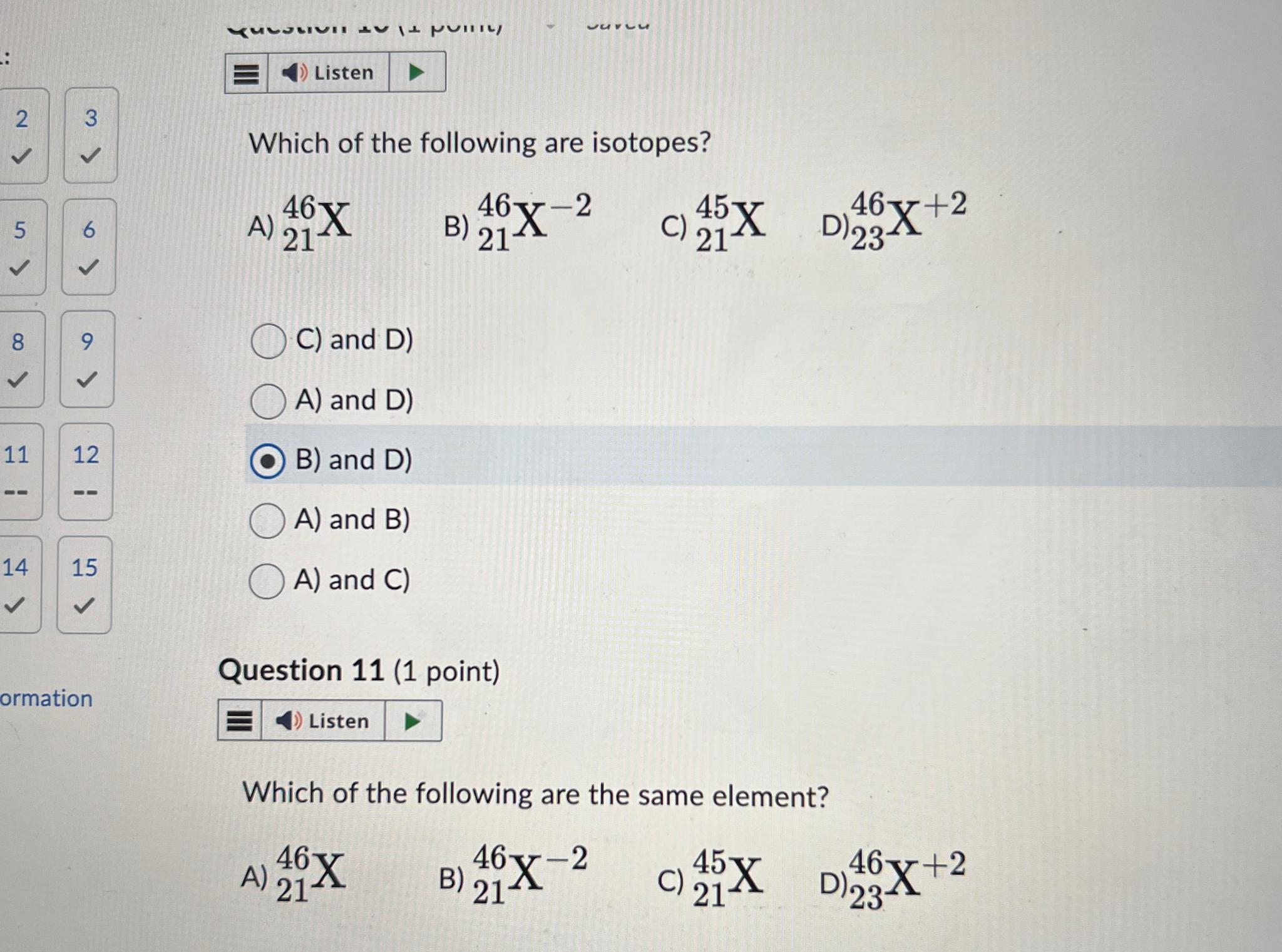 Solved 23Which of the following are | Chegg.com