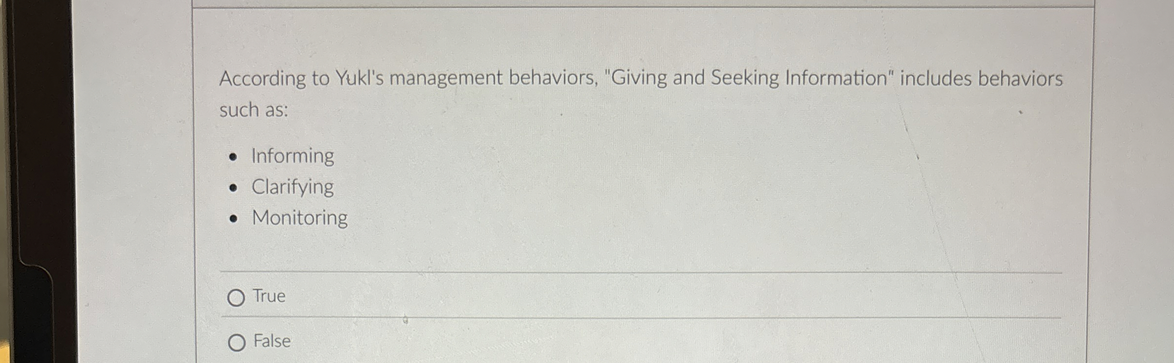 Solved According to Yukl's management behaviors, "Giving and | Chegg.com