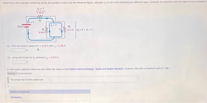 Solved Referring to the example combining series and | Chegg.com