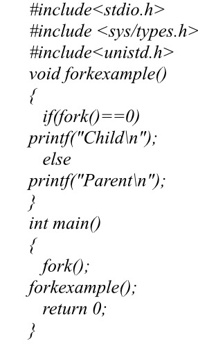 Solved #include #include #include void forkexample() { | Chegg.com
