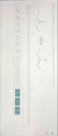 Solved Draw a stepwise mechanism for the conversion of the | Chegg.com