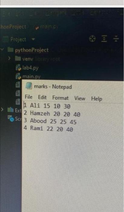 Solved Practice using Files in python Lab Exercise: 1. Use | Chegg.com