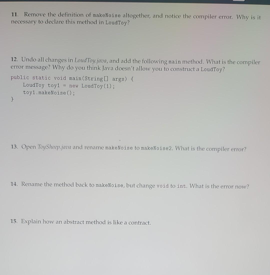 Solved The abstract keyword can be used to declare methods | Chegg.com