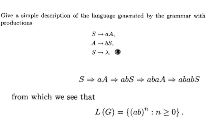 Solved Let L = {ab, aa, baa}. Which of the following strings | Chegg.com