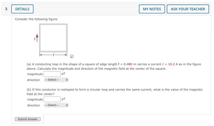 Solved Consider the following figure. (a) A conducting loop | Chegg.com