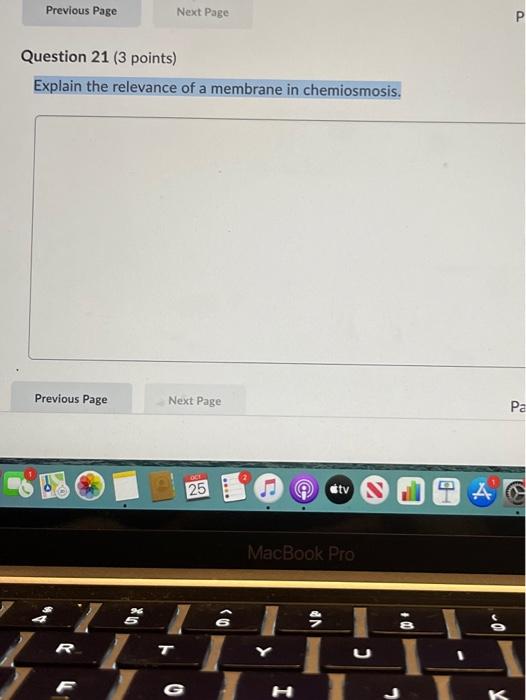 Solved Previous Page Next Page P Question 21 (3 points) | Chegg.com