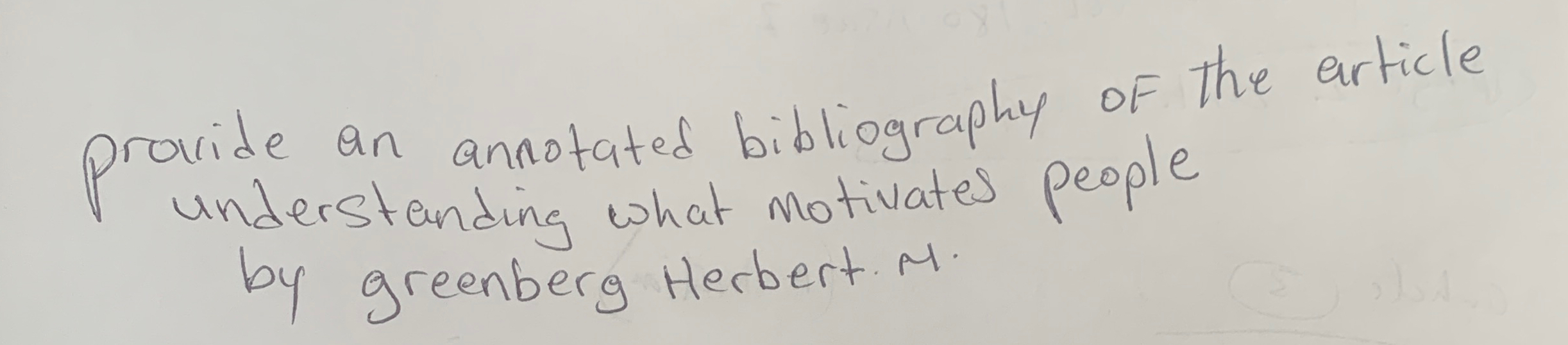 Solved provide an annotated bibliography of the article | Chegg.com