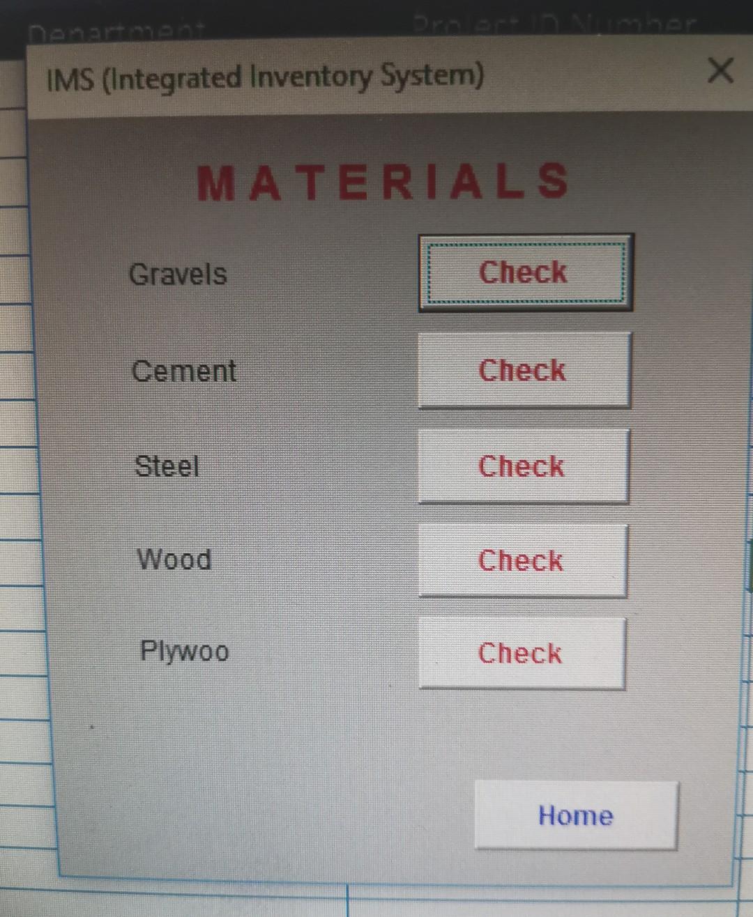 Solved An excel inventory using VBA, what is the code of the | Chegg.com