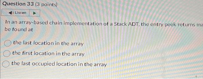 Solved Why is it a bad programming practice for the Stack | Chegg.com