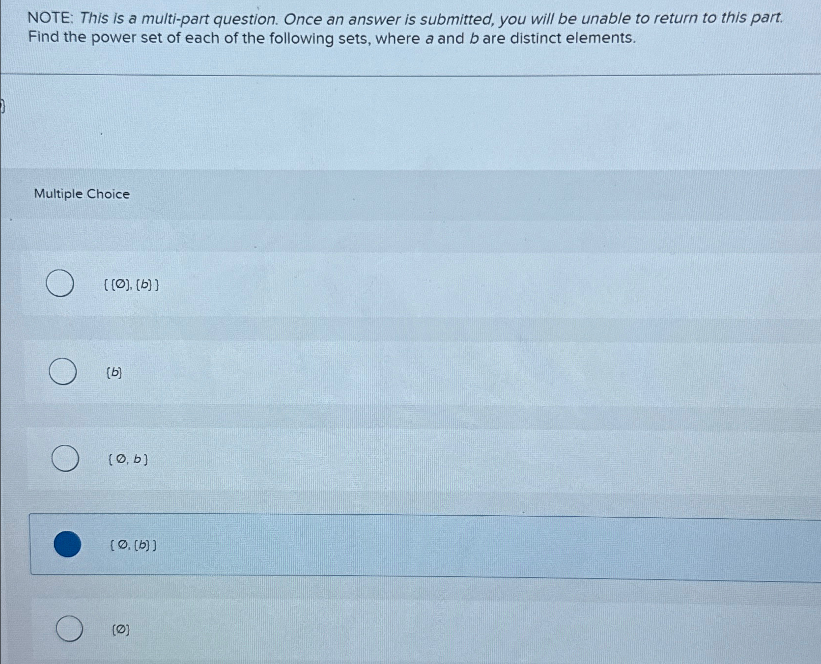 NOTE: This is a multi-part question. Once an answer | Chegg.com