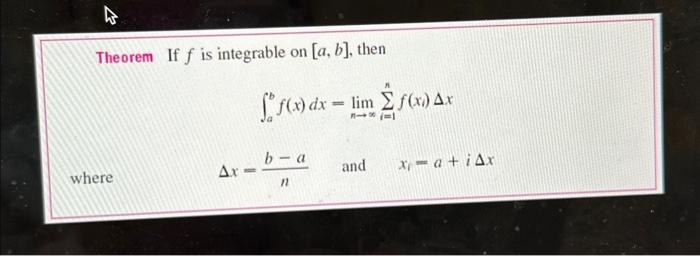 Solved Use the form of the definition of the integral given | Chegg.com