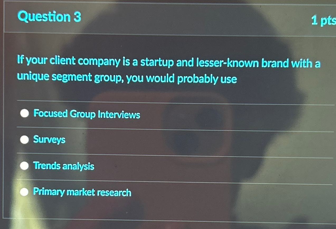 Solved Question 3If your client company is a startup and | Chegg.com