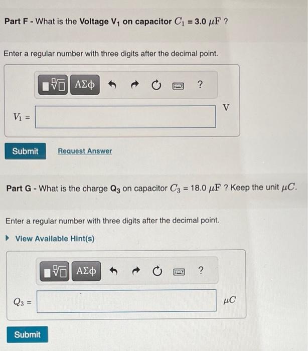 Solved Learning Goal: To calculate capacitance, voltage, and | Chegg.com